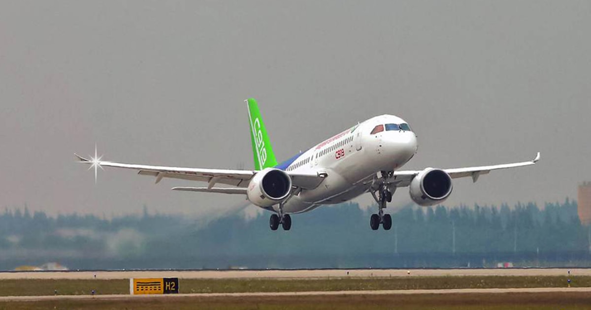 Mobil Jet™ Oil II used in COMAC C919 | ExxonMobil Aviation