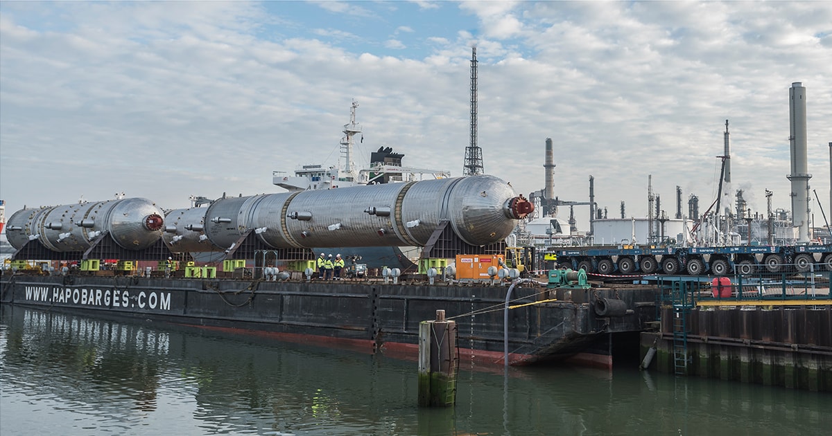 Rotterdam | Hydrocracker reactors | ExxonMobil Basestocks